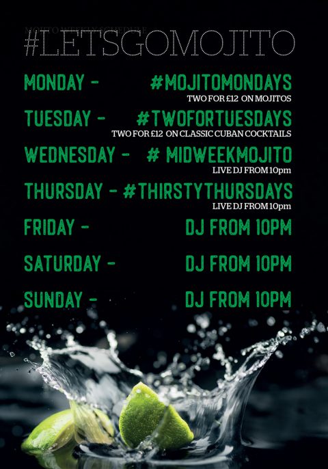 Drinks Menu | Mojito